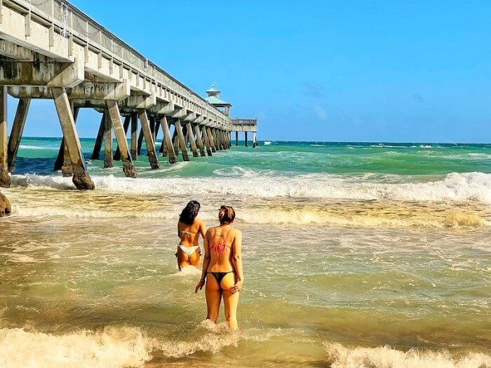 Deerfield Beach Florida Wonderful Pier And Boardwalk